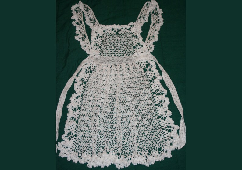 Custom Made Crocheted june Cleaver Apron Custom - Etsy
