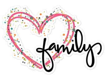 Family Sticker | Etsy