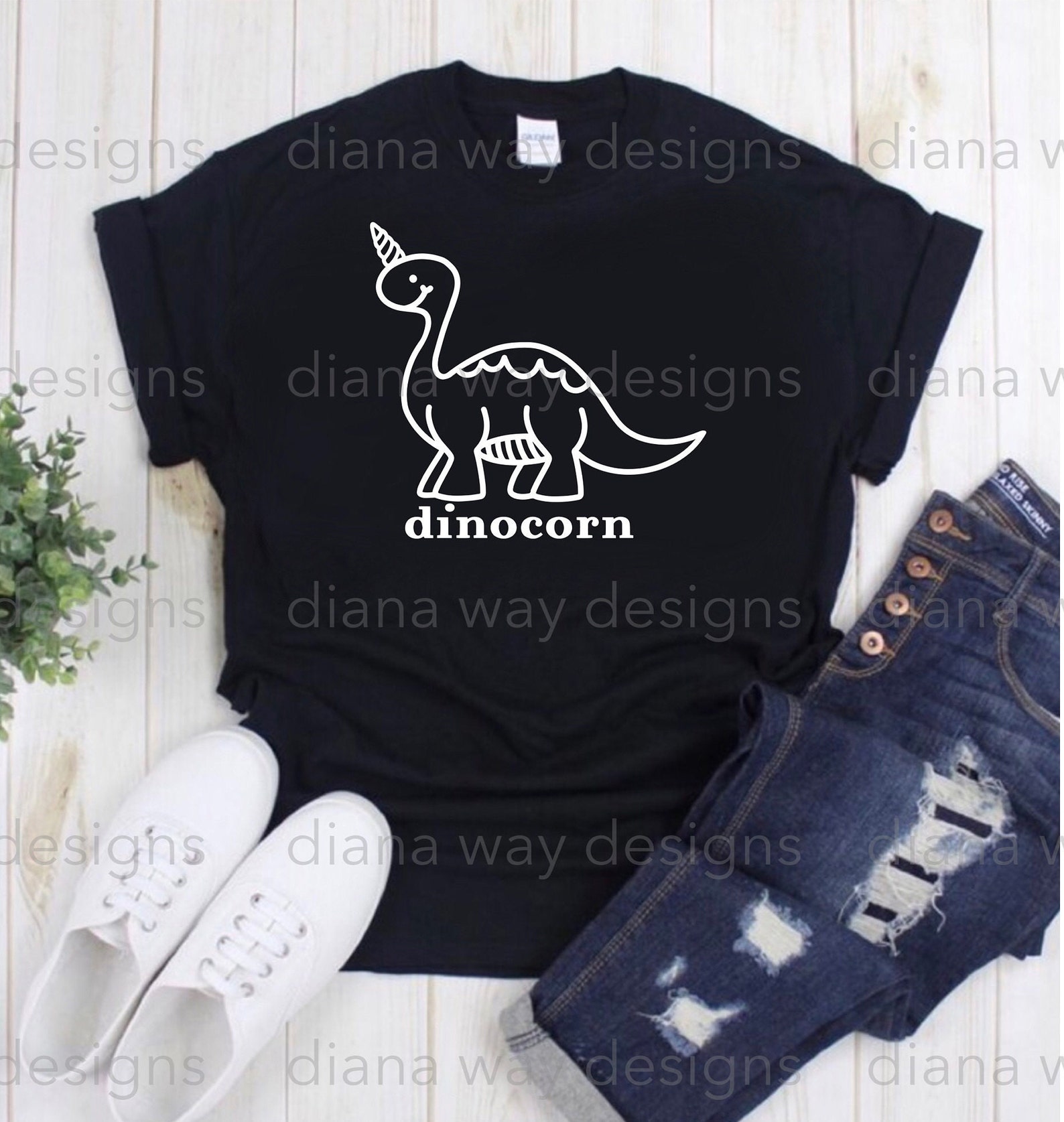 Dinocorn instant SVG/DXF/PNG Dinosaur Svg Dinocorn Design - Etsy