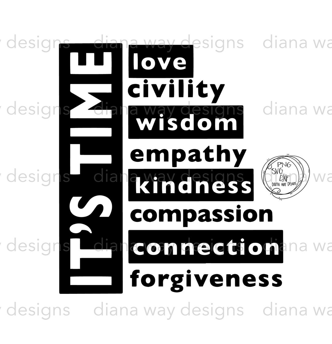 It's Time!- SVG/PNG/DXF Cut Files, Tshirt Design Svg, Home Decor ...