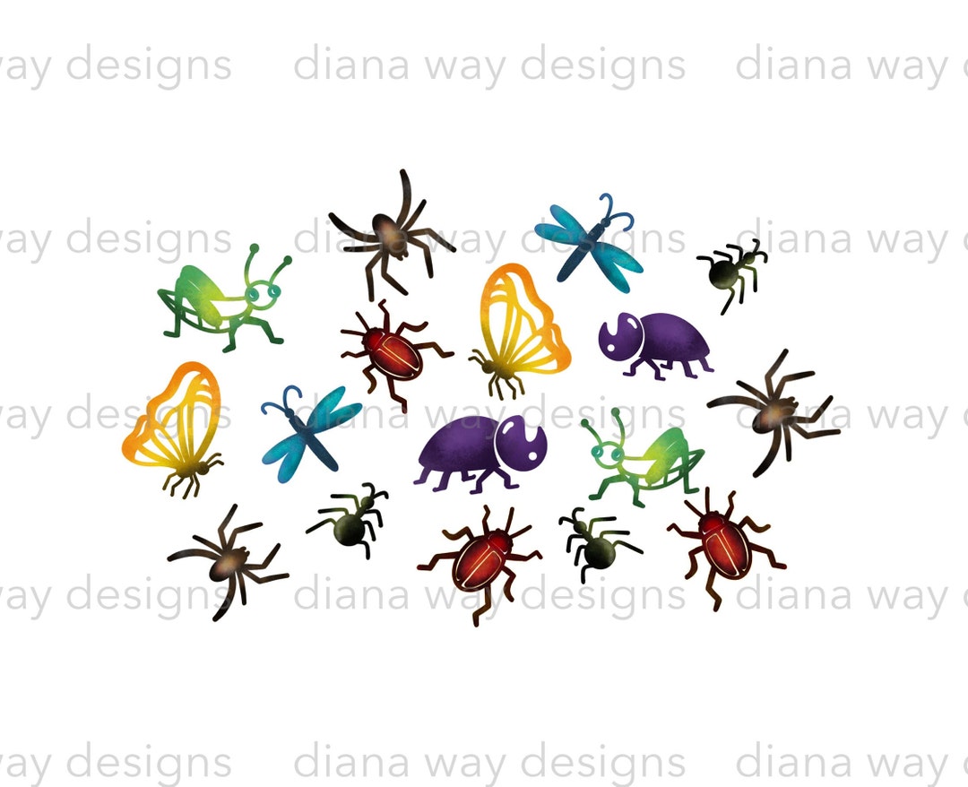 Just Bugs- Kids Printable Wall Art, Home Decor, Kids Room Digital ...