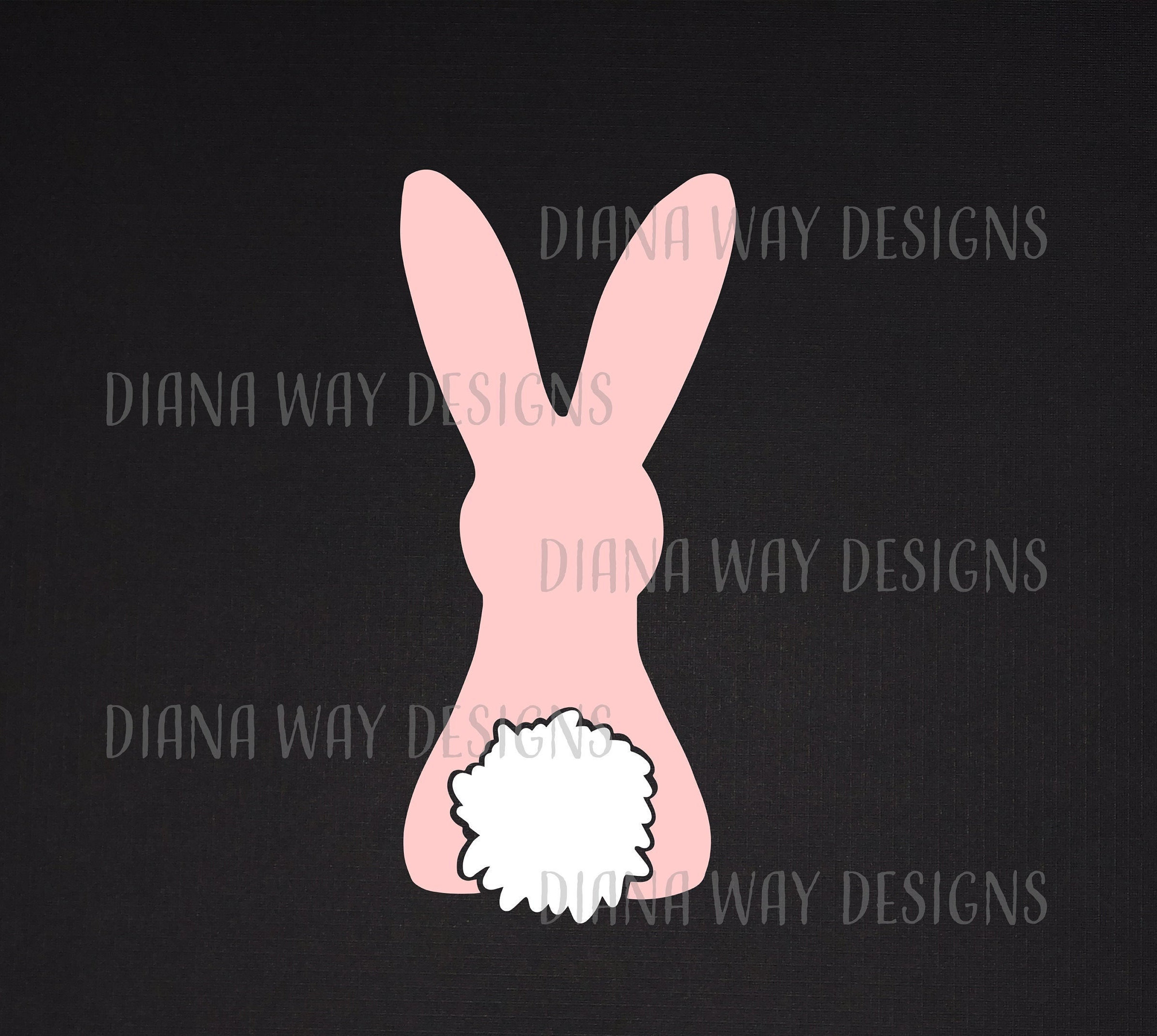 Bunny Tail SVG/PNG/DXF Cut Files Fun Tshirt Svg Home Decor - Etsy
