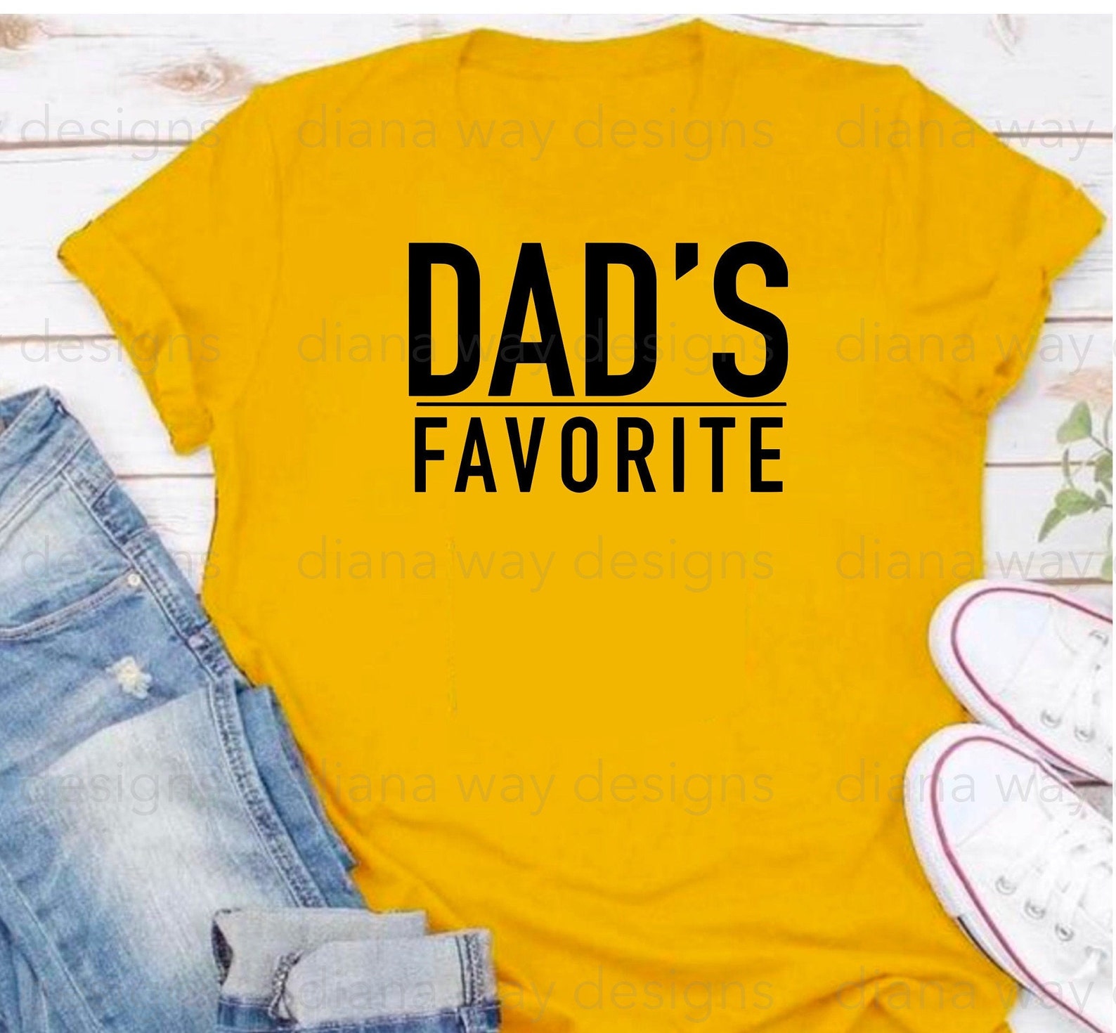 Dad's Favorite- SVG/PNG/DXF Father's Day Svg, Dad Quote, Cut Files, T ...