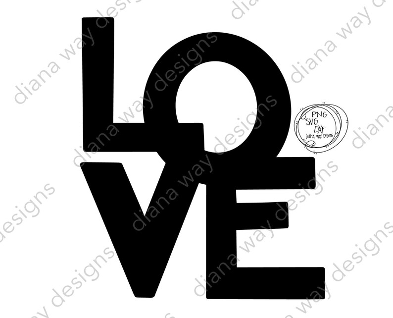 L O V E SVG/PNG/DXF Cut Files Hand Lettered Svg T-shirt | Etsy