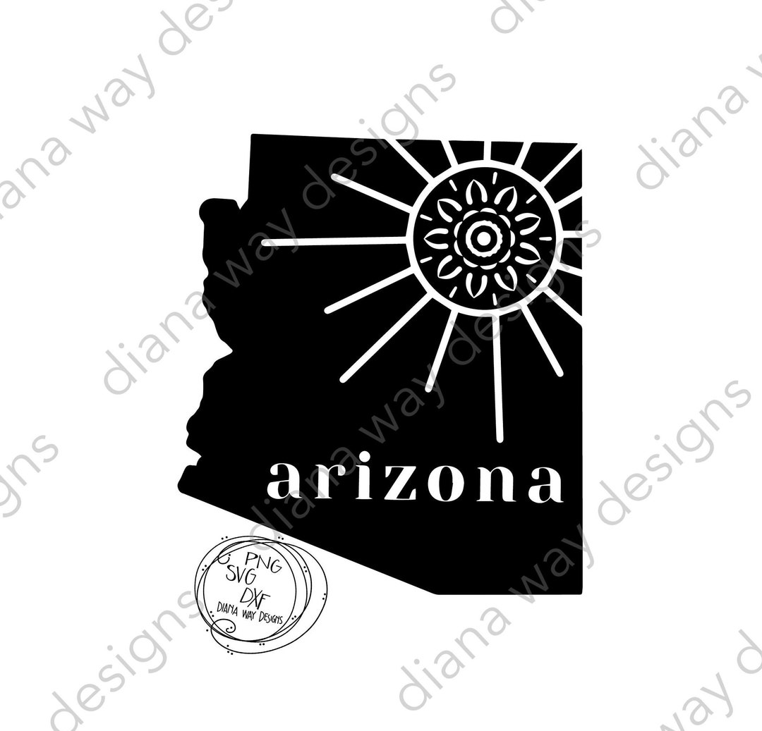 Arizona Sunshine - SVG/PNG/DXF Cut Files, Tshirt, Mug, Hat Fun Design ...