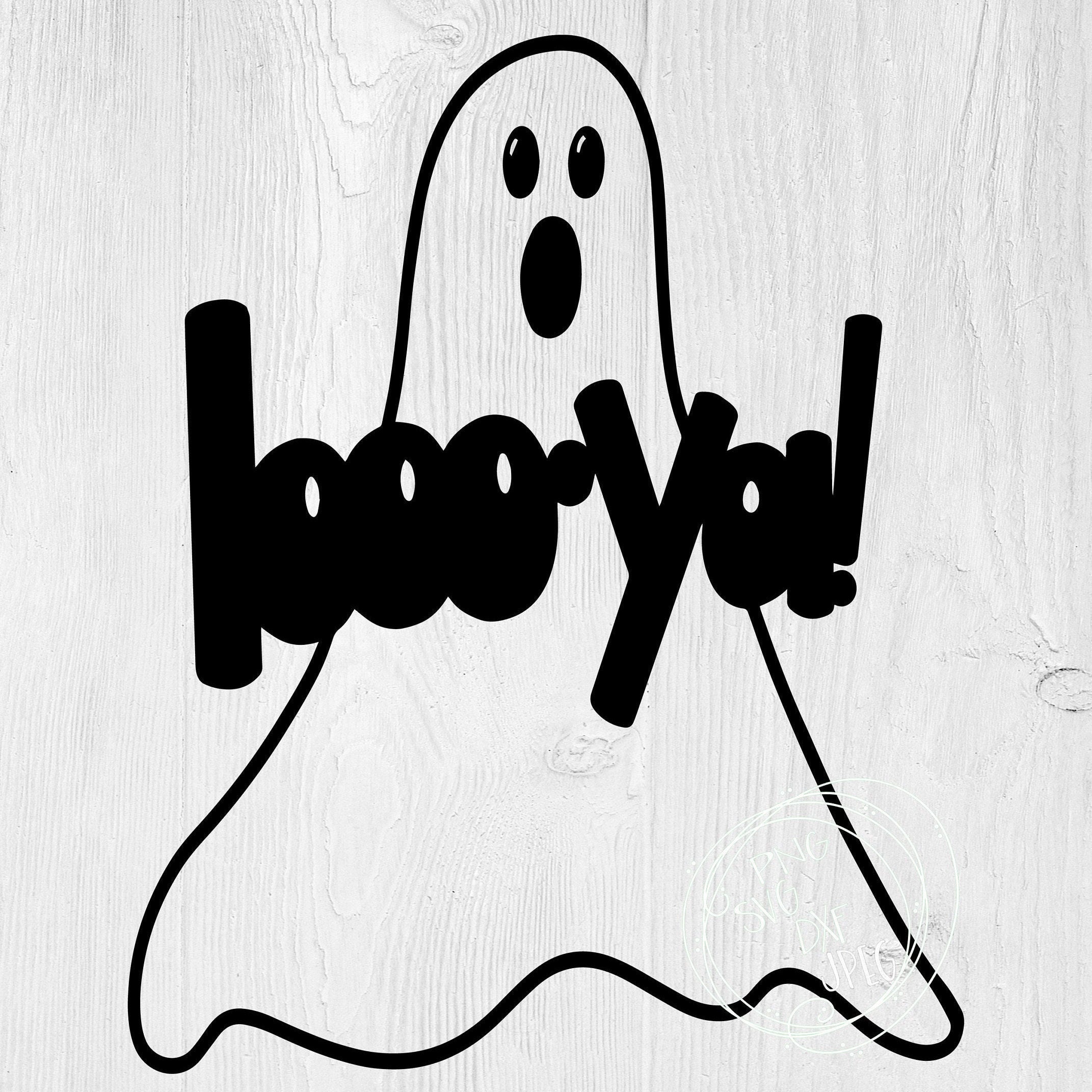 Boo-ya Instant SVG/DXF/PNG & Jpeg Halloween Svg Halloween | Etsy