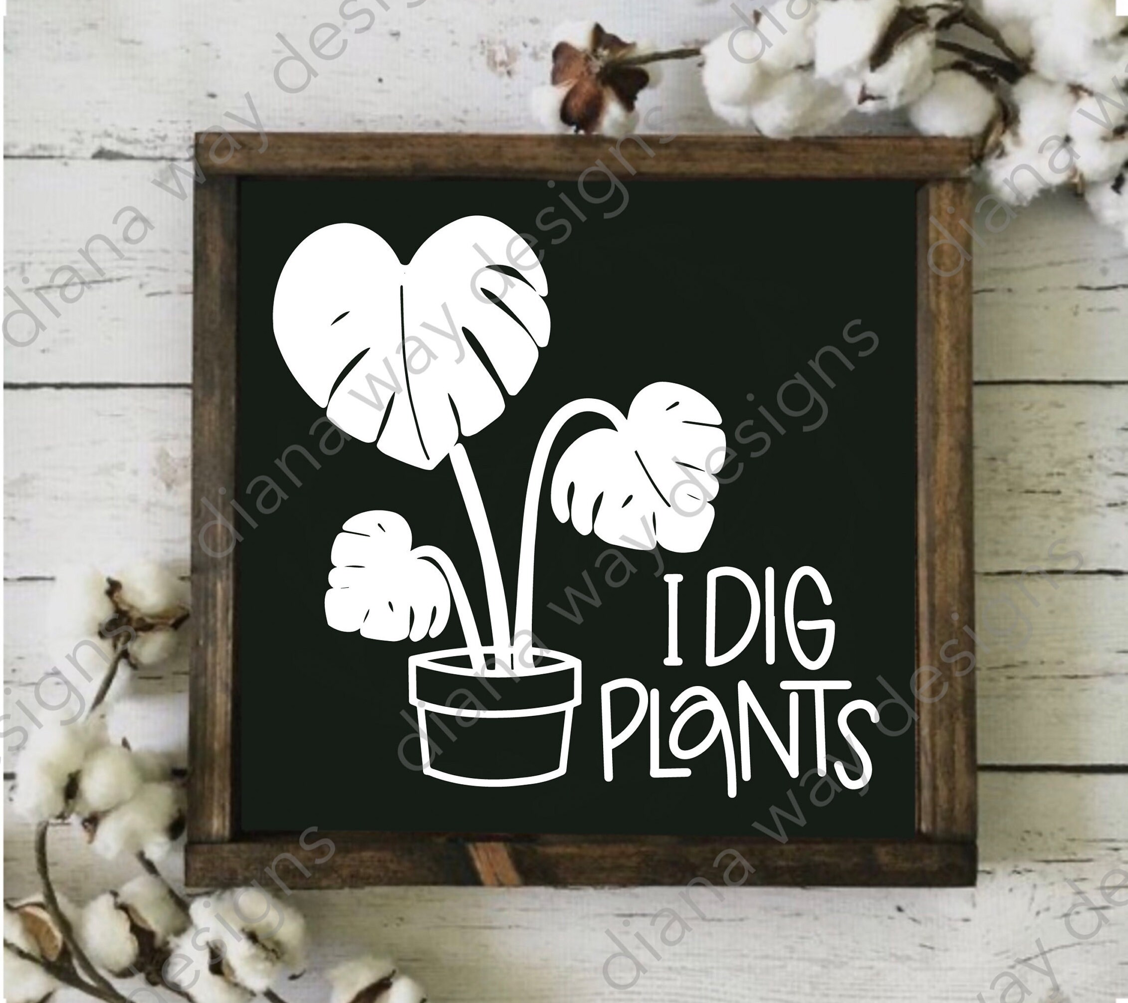 I Dig Plants - SVG/PNG/DXF Cut Files, Tshirt Design, Home Decor, Gift ...