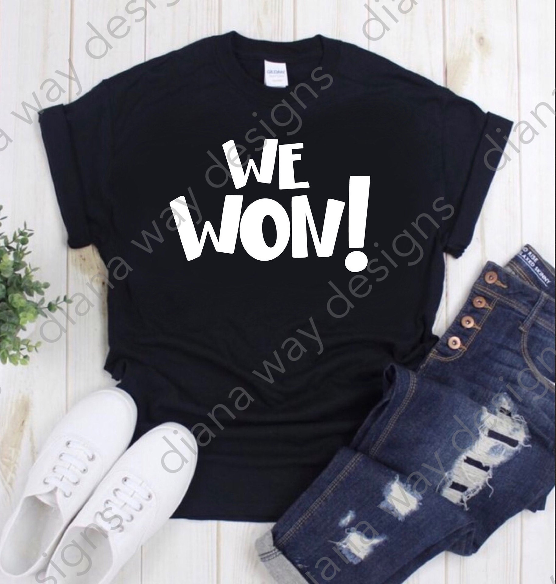 We Won!- Instant SVG/DXF/PNG Victory Svg, Sports Svg, Son Svg, Love ...