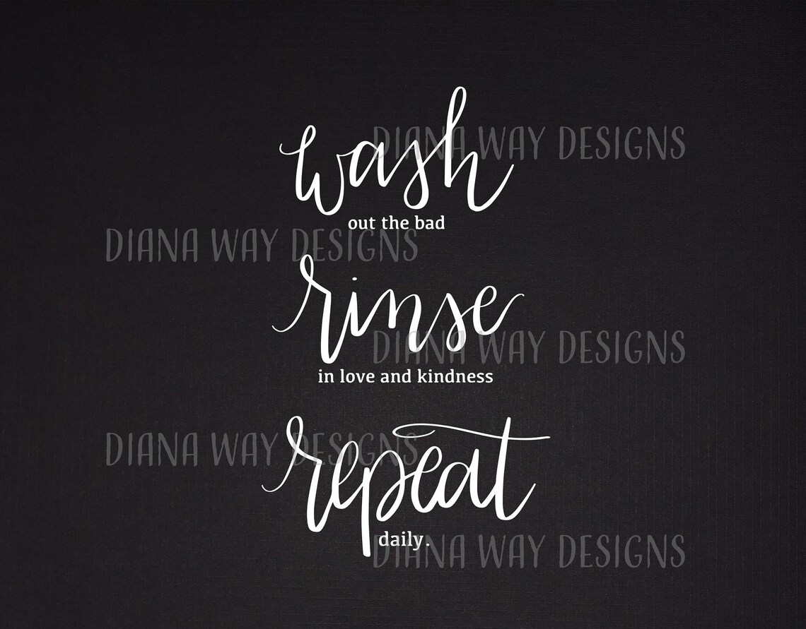 Wash Rinse Repeat SVG/PNG/DXF Cut Files Laundry Room Decor - Etsy