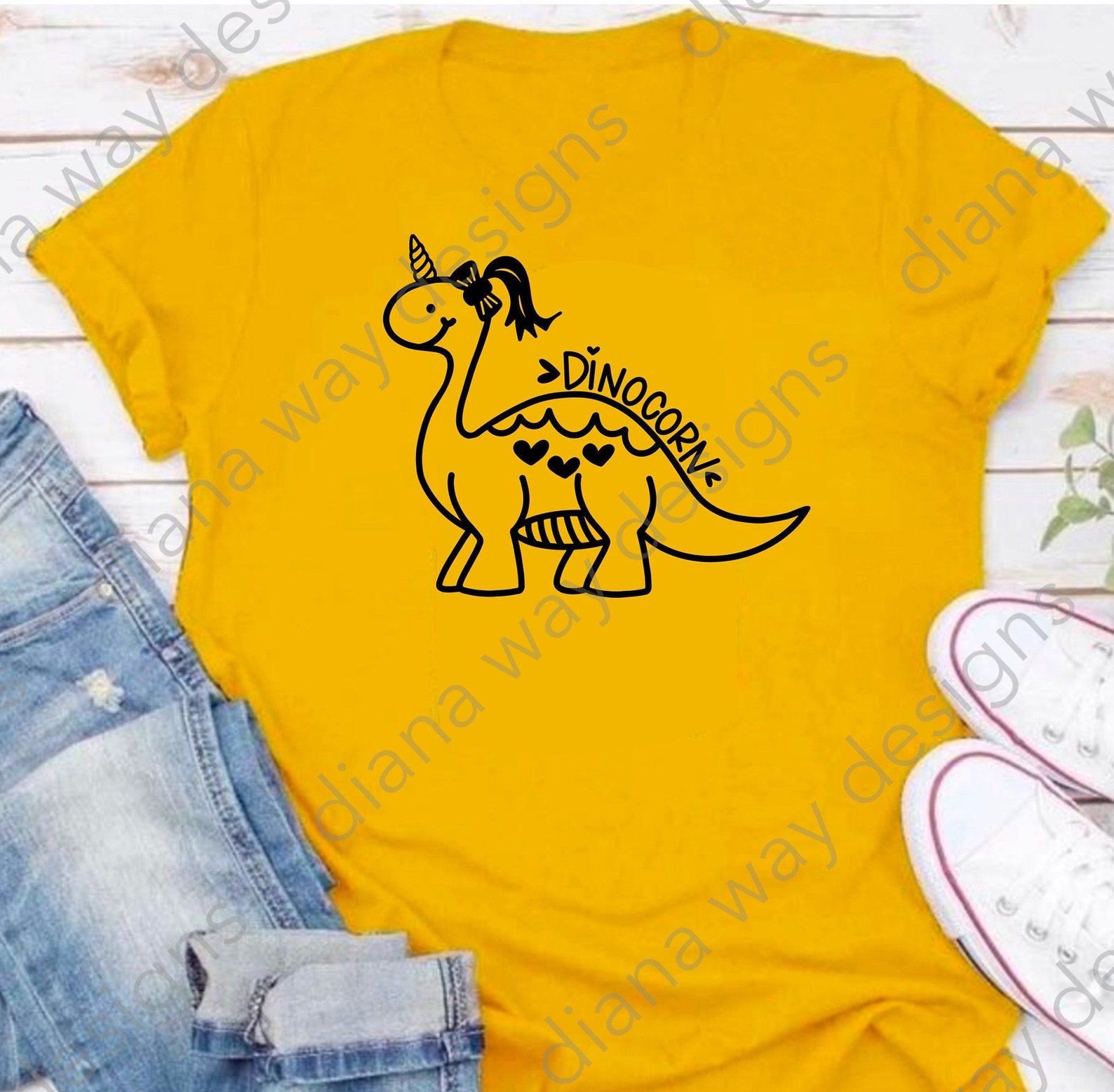 Dinocorn instant SVG/DXF/PNG Dinosaur Svg Dinocorn Design - Etsy