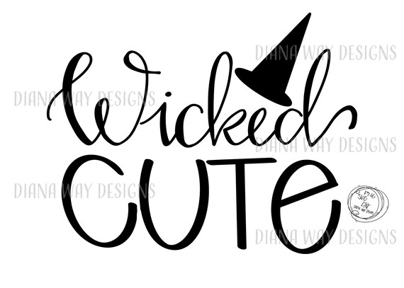 Wicked Cute Instant SVG/DXF/PNG Halloween Svg Halloween - Etsy
