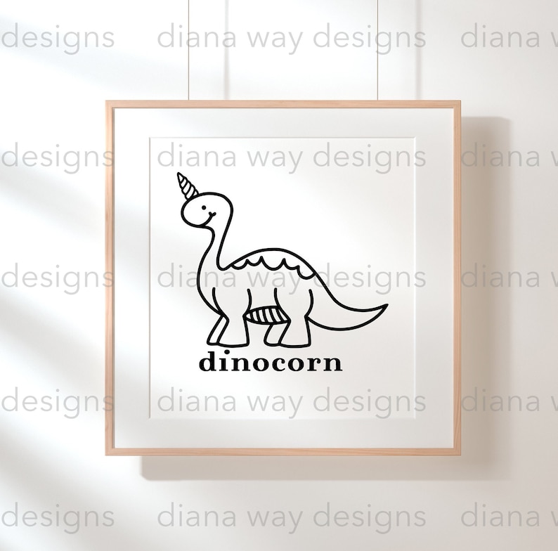 Dinocorn instant SVG/DXF/PNG Dinosaur Svg Dinocorn Design - Etsy