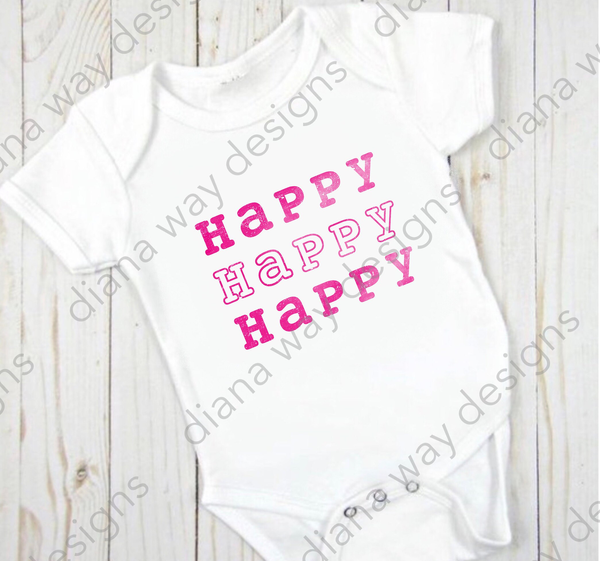 Happy Happy Happy Instant PNG Happy adult or youth t-shirt | Etsy
