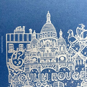 PARIS Silver Poster - Etsy