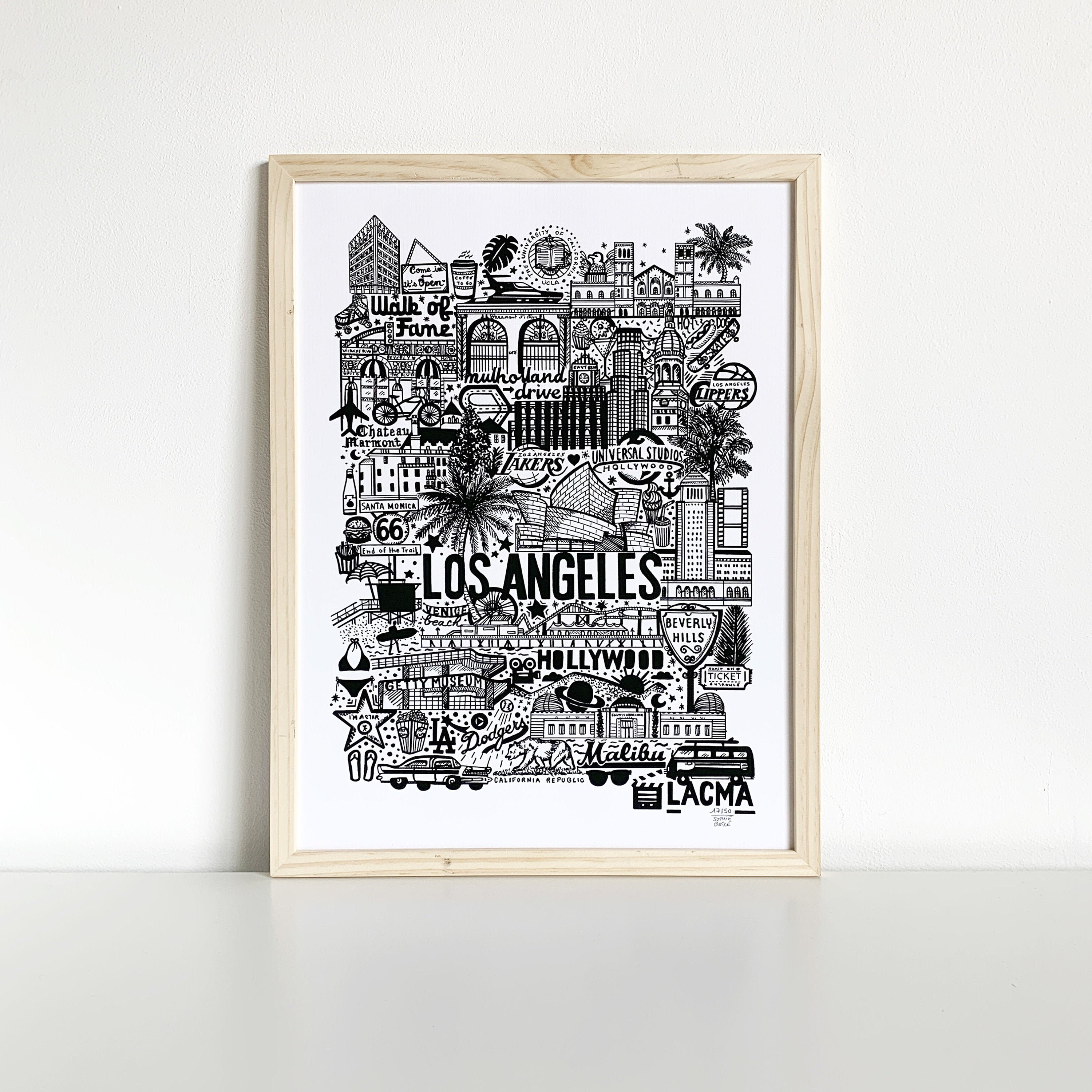 LOS ANGELES Poster | Etsy