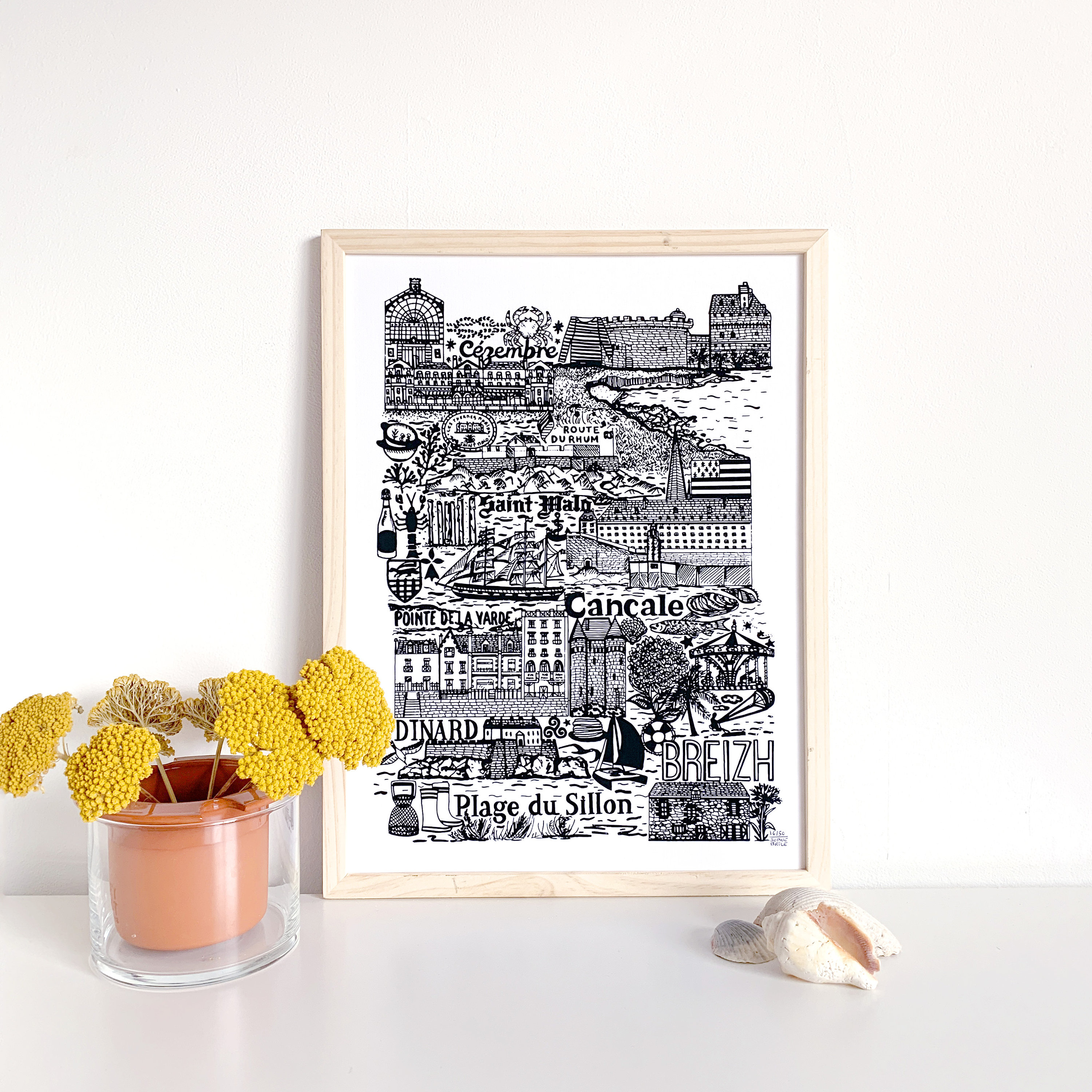 SAINT-MALO CANCALE Poster - Etsy