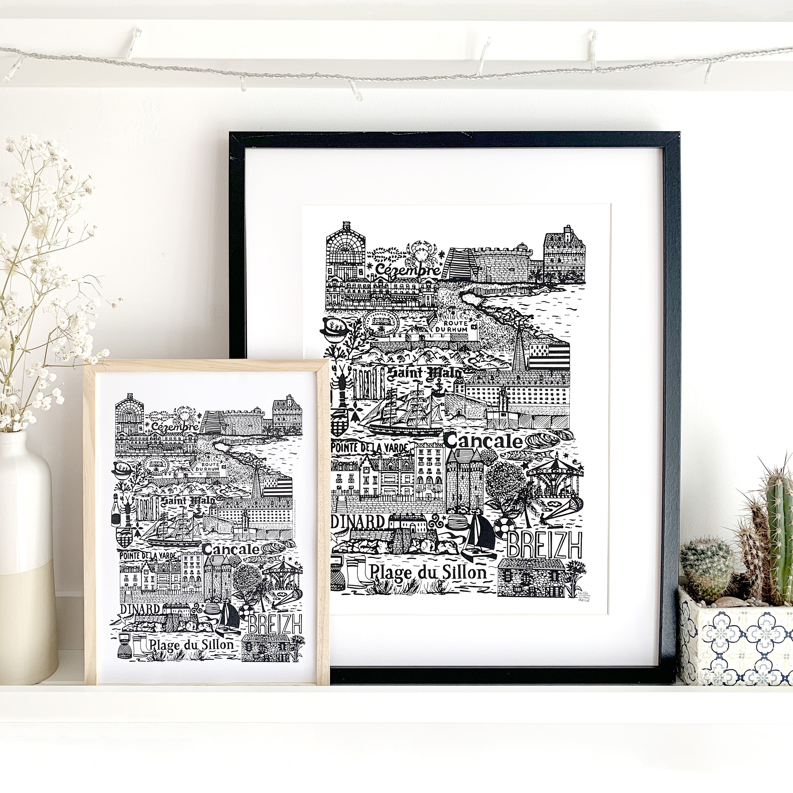 SAINT-MALO CANCALE Poster - Etsy