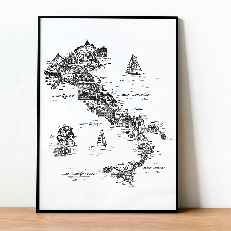 Italy Poster - Etsy
