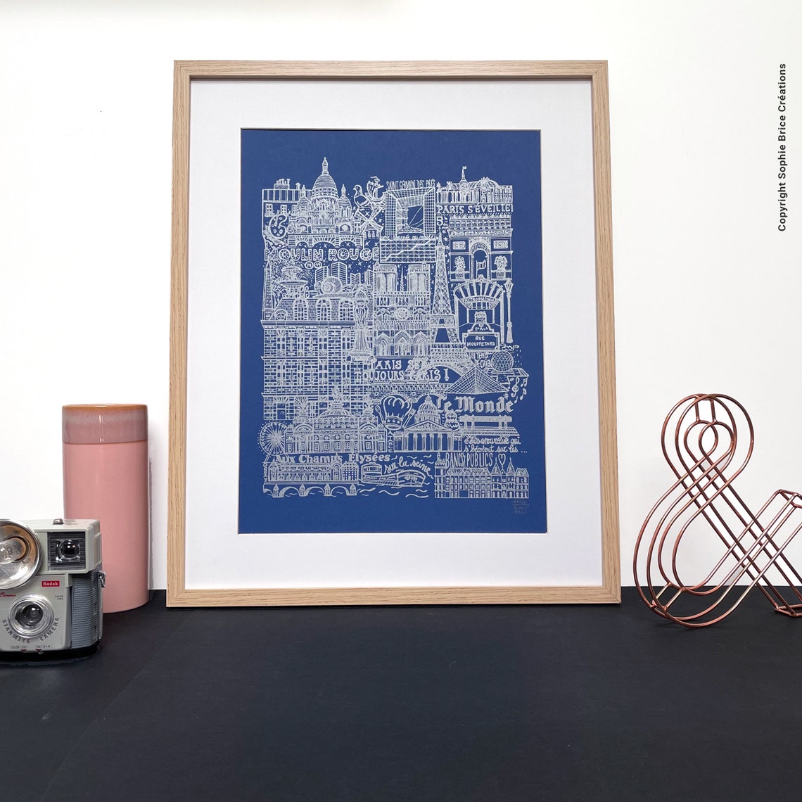 PARIS Silver Poster - Etsy
