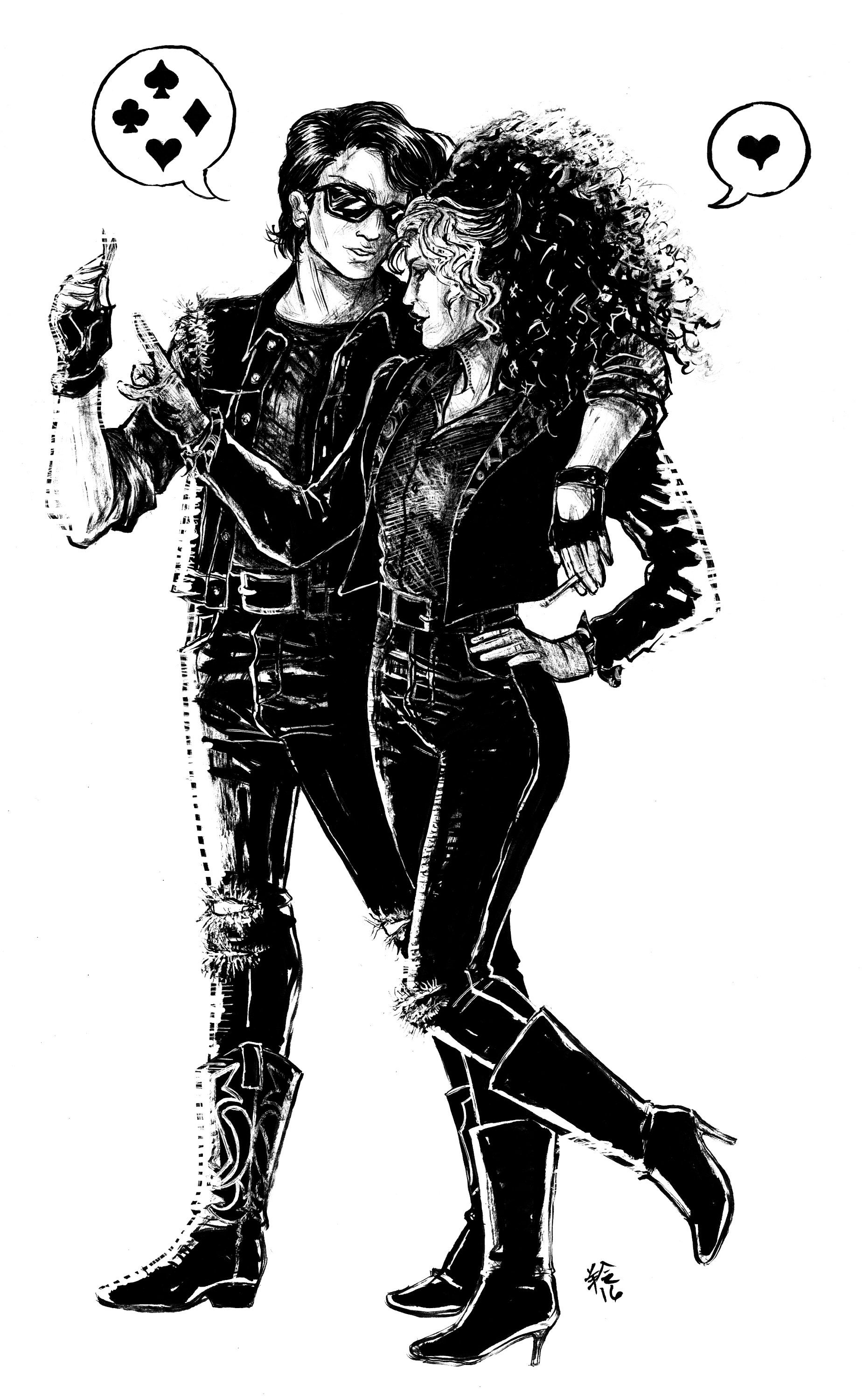 A6 Postcard - 80's Style Rogue and Gambit. - Etsy