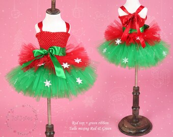 Christmas Tutu Dress - Etsy