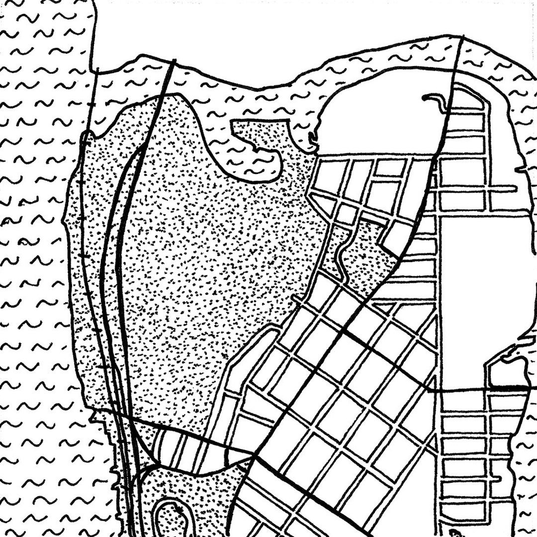 Inwood NYC Street Grid Hand Drawn Map 01.33 - Etsy