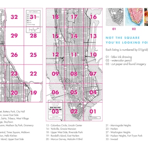 Inwood NYC Street Grid Hand drawn map 01.33 | Etsy