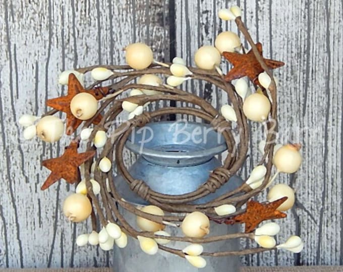 1 Inch Pip Berry Candle Rings set of 4 Burnt Orange Black - Etsy