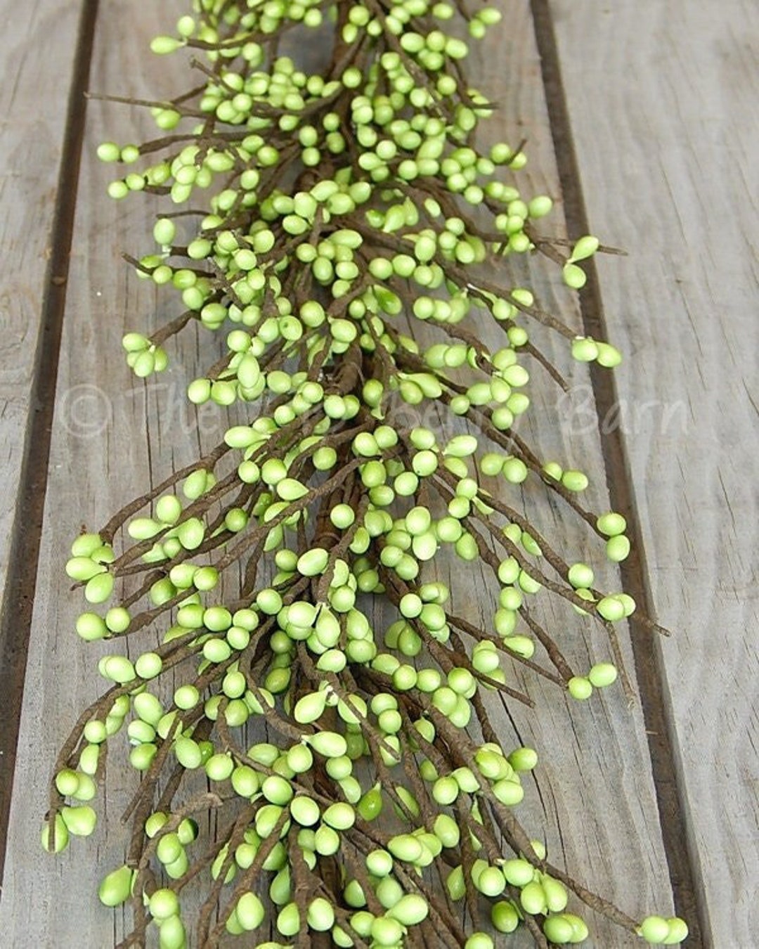 Spring Green Berry Garland, Green Pip Berry, Spring Garland, Summer ...