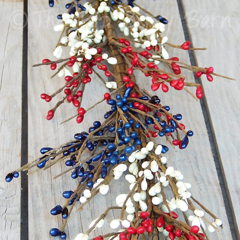 Patriotic Garland - Etsy