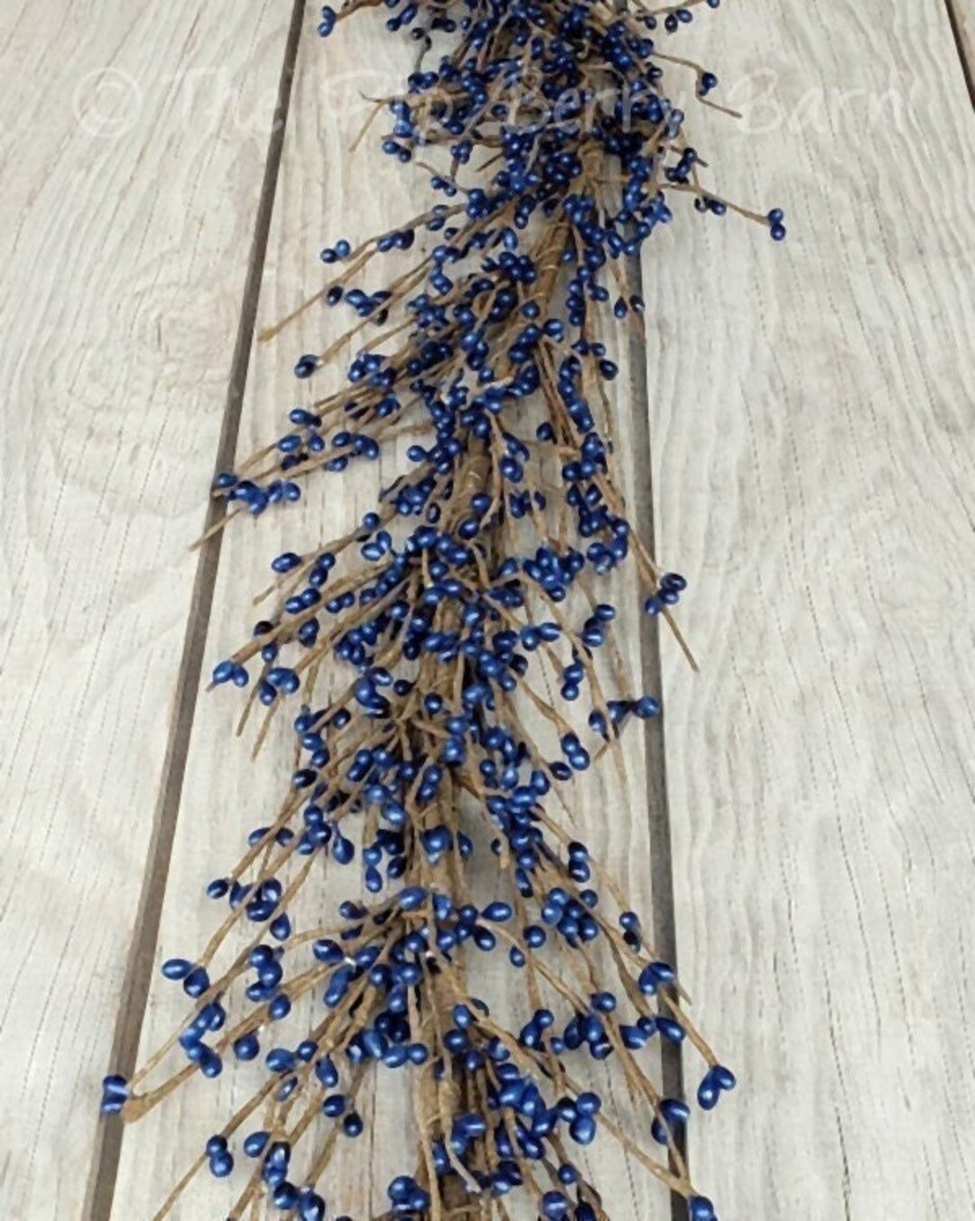 Navy Pip Berry Garland: 57" Wispy Wreath Making Supplies - Etsy