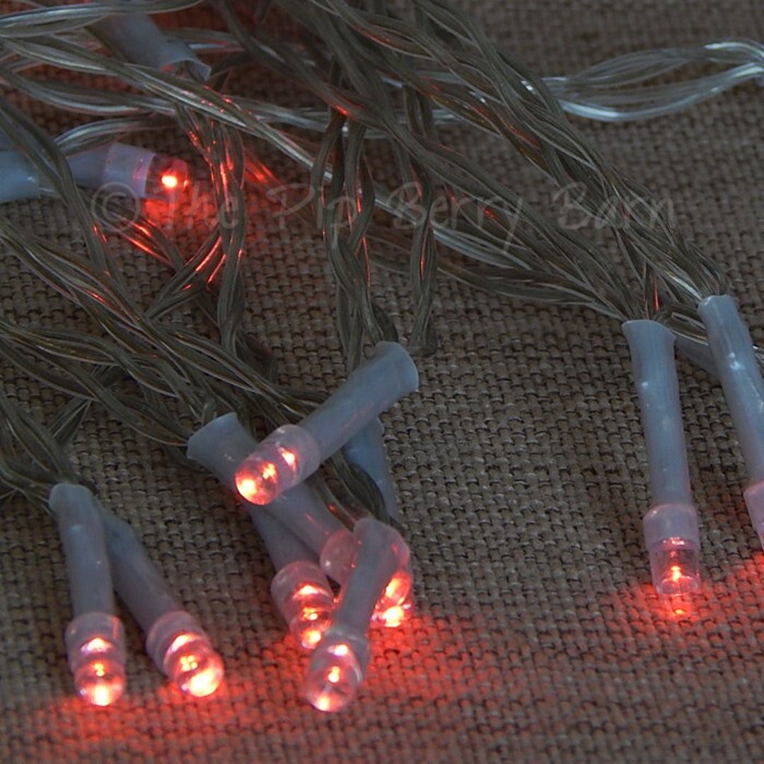 Red LED Lights, Battery Operated Light Sets, Deco Lights, String Lights ...