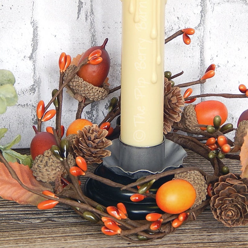 Fall Candle Rings - Etsy