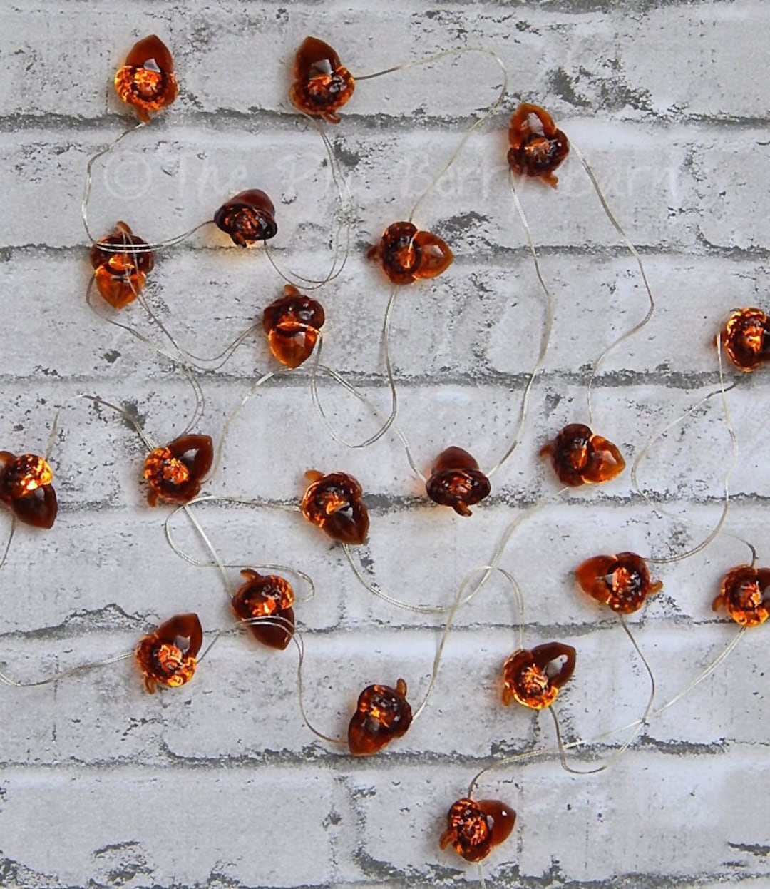 LED Acorn Lights, MINI Fall Lights, Outdoor Lights, Acorn String Lights ...