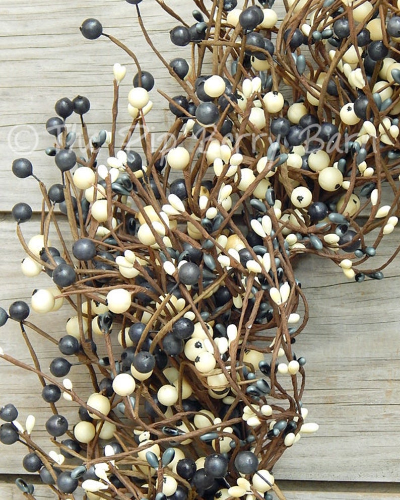 Blue & Cream Mixed Berry Garland Berry Garland Wedding - Etsy