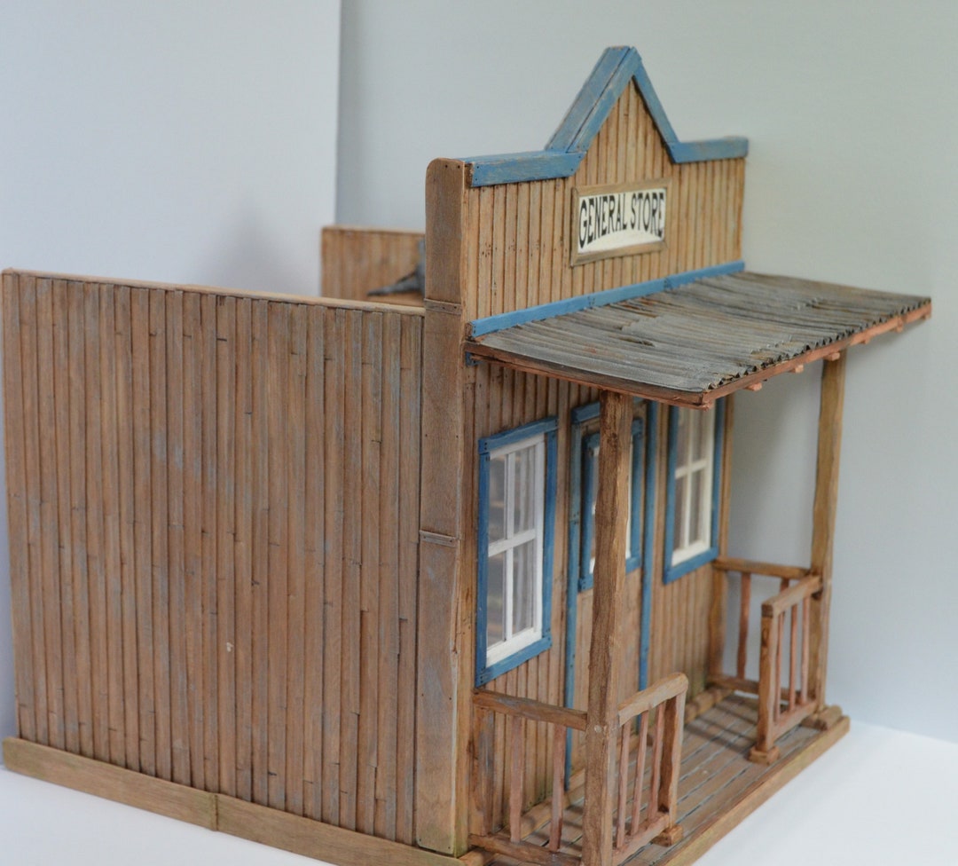 General Store Diorama, Merchantile Dollhouse With Over 100 Accessories ...