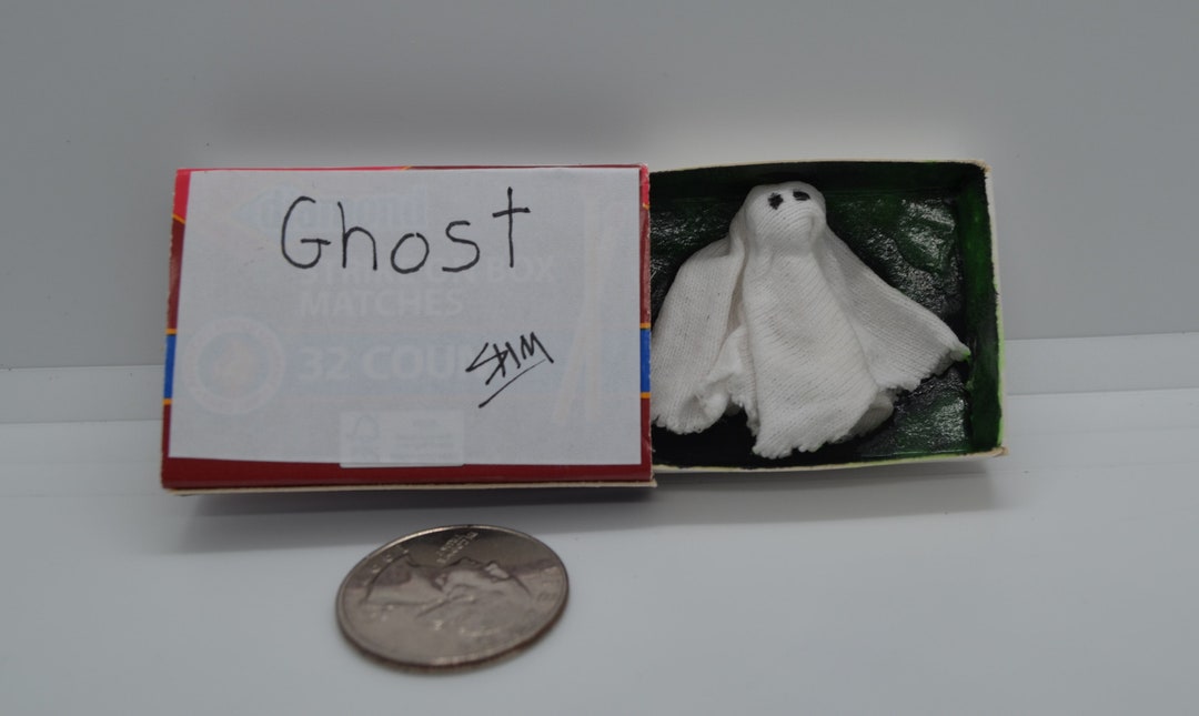 Ghost Cryptid Matchbox Art Diorama Recycled Art Miniature - Etsy