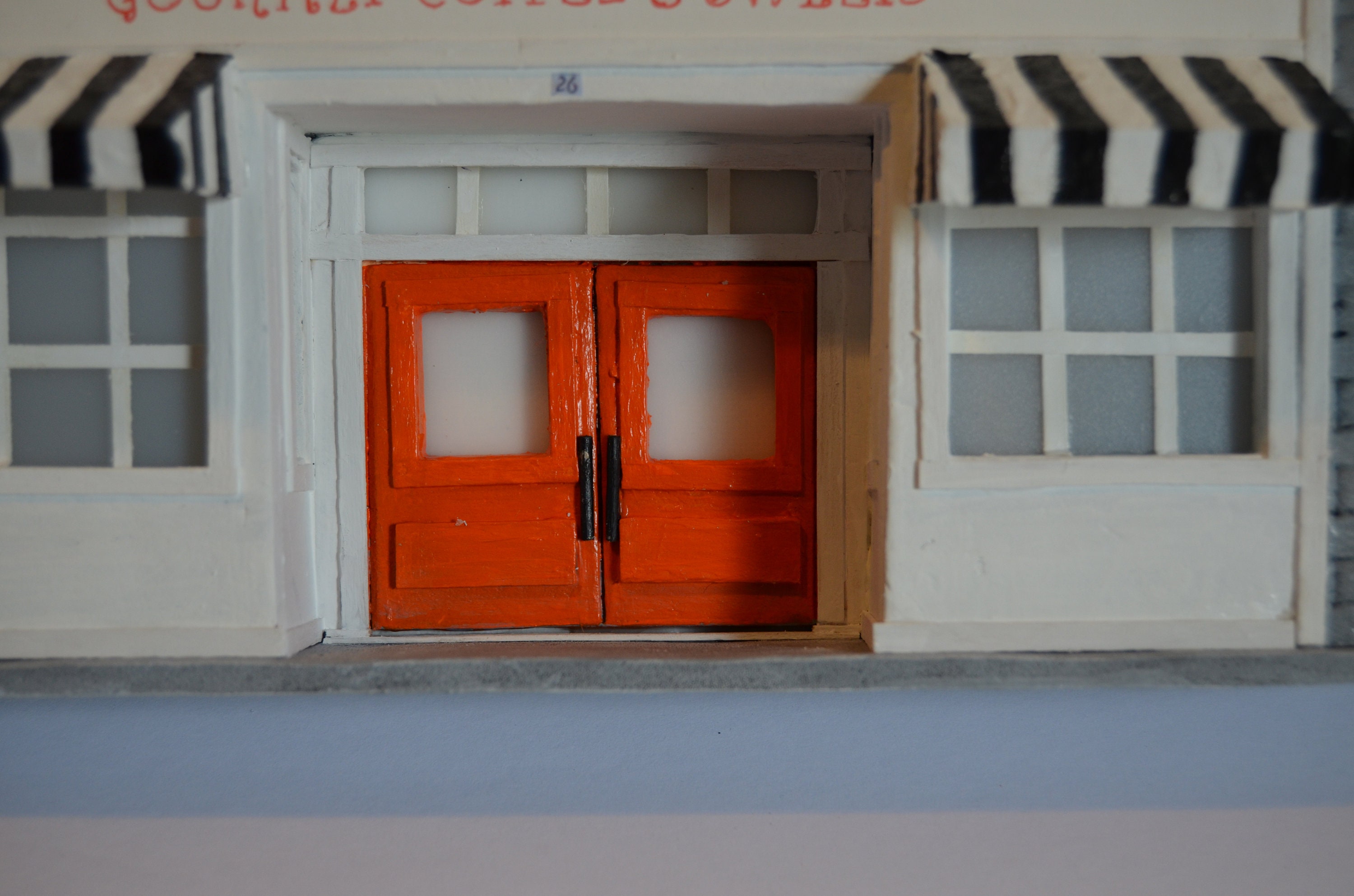 Scoops Ice Cream Shop Downtown Storefront Diorama Art Coffee - Etsy