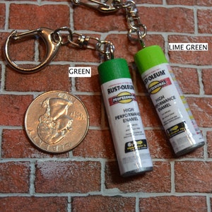 Spray Paint Can Keychain, Fashion Clip, Charm Your Choice of Color - Etsy
