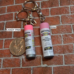 Spray Paint Can Keychain, Fashion Clip, Charm Your Choice of Color - Etsy