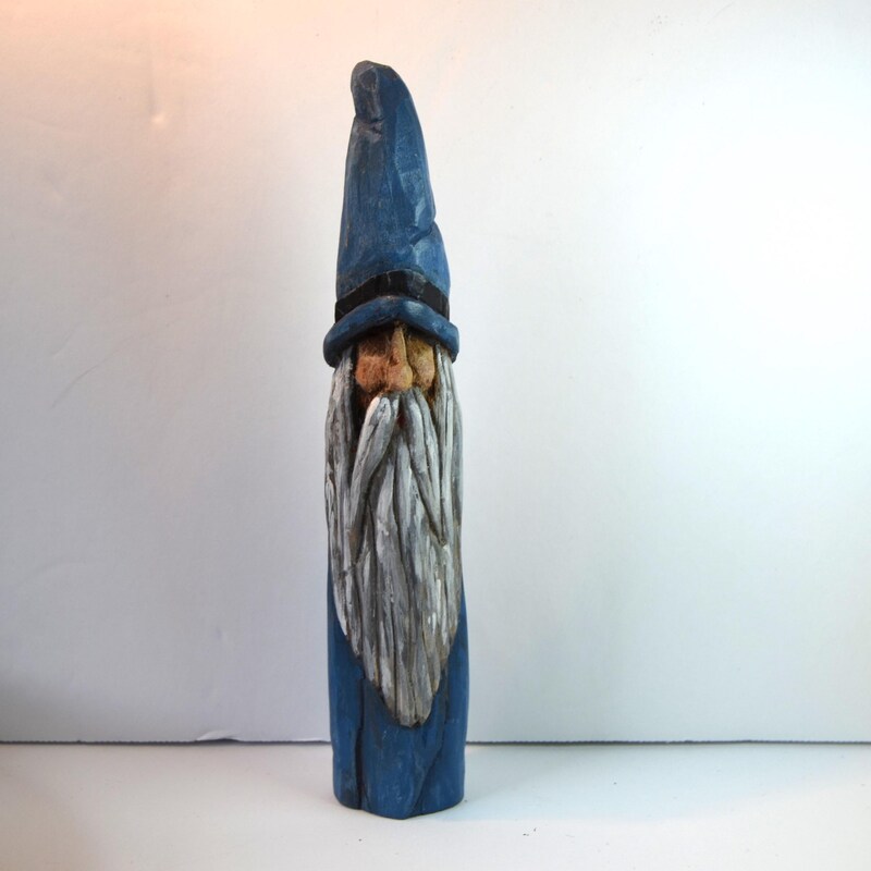 Hand Carved Wizard - Etsy