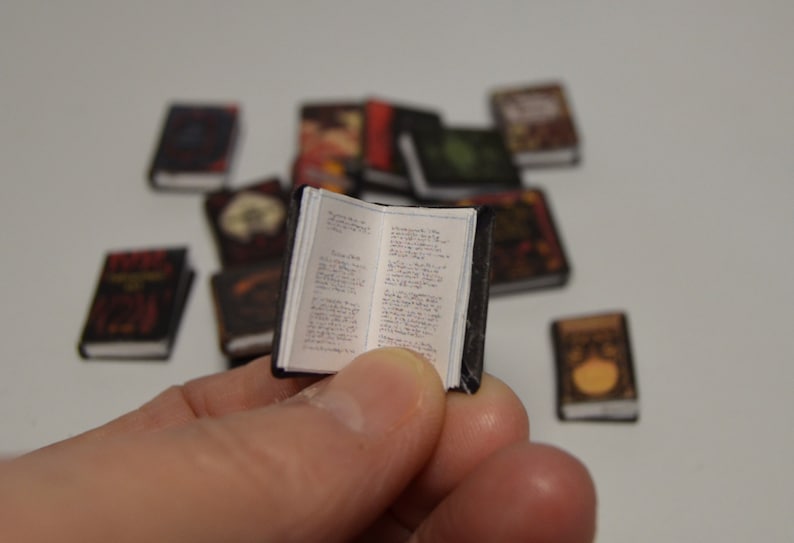 Miniature Bench, Book Nook, Miniature Free Little Library, Diorama Set ...