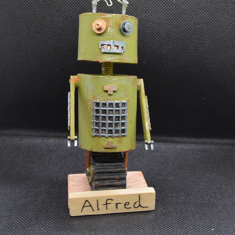 Robot Sculpture - Etsy