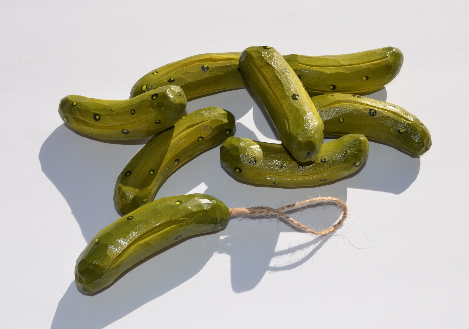 Hand Carved Wood Pickle Christmas Pickle Ornament Pickle - Etsy