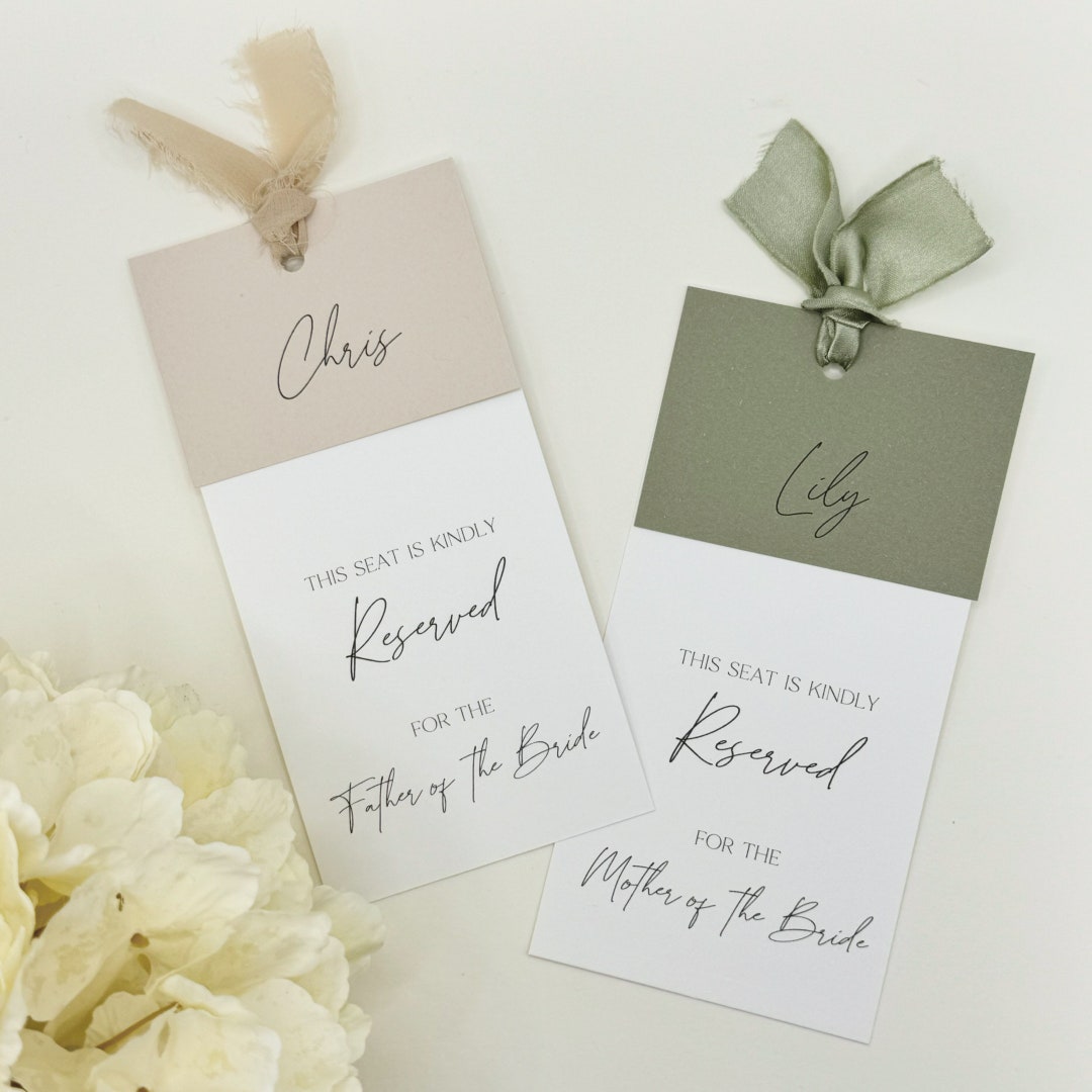 Reserved Seat Sign, Reserved Row, Reserved Seat, Place Reservation Sign ...