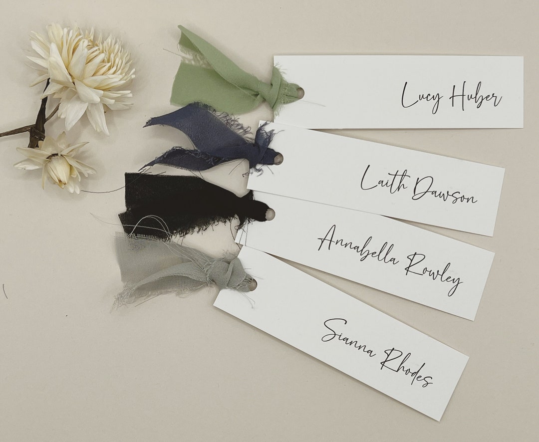 Place Cards, Place Names, Place Cards Wedding, Place Settings, Table ...