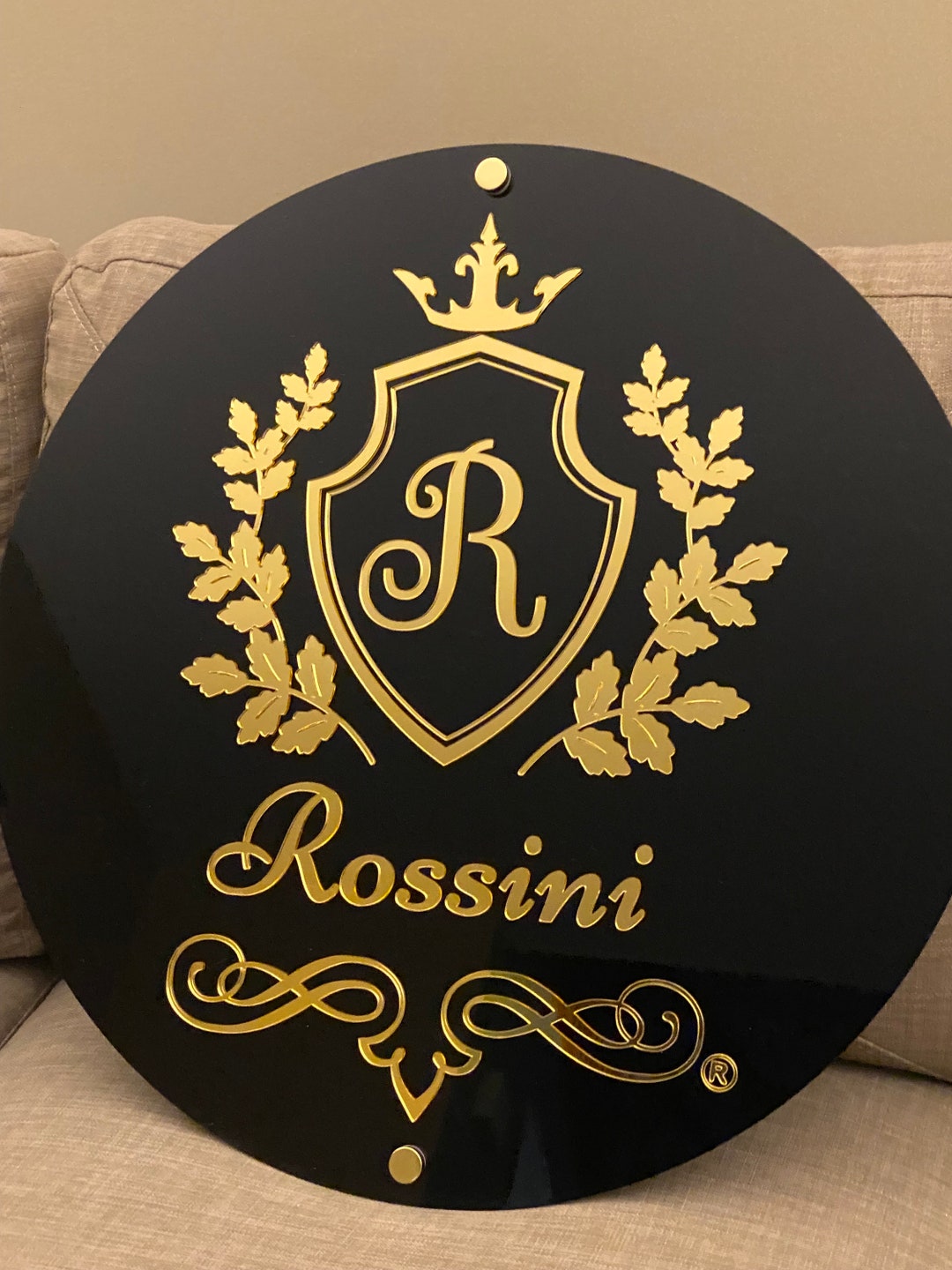 3D Mirrored Acrylic Business Sign - Etsy