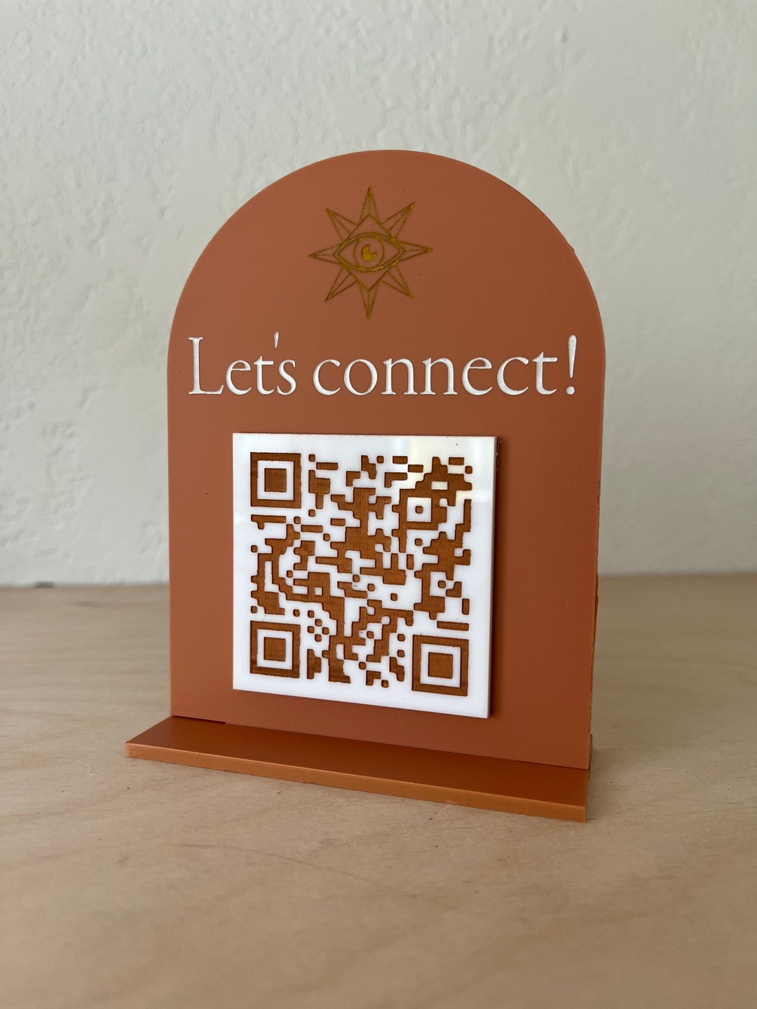 Let’s Connect Scannable Sign - Etsy
