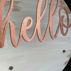 Original Seasonal Interchangeable Hello Sign - Etsy