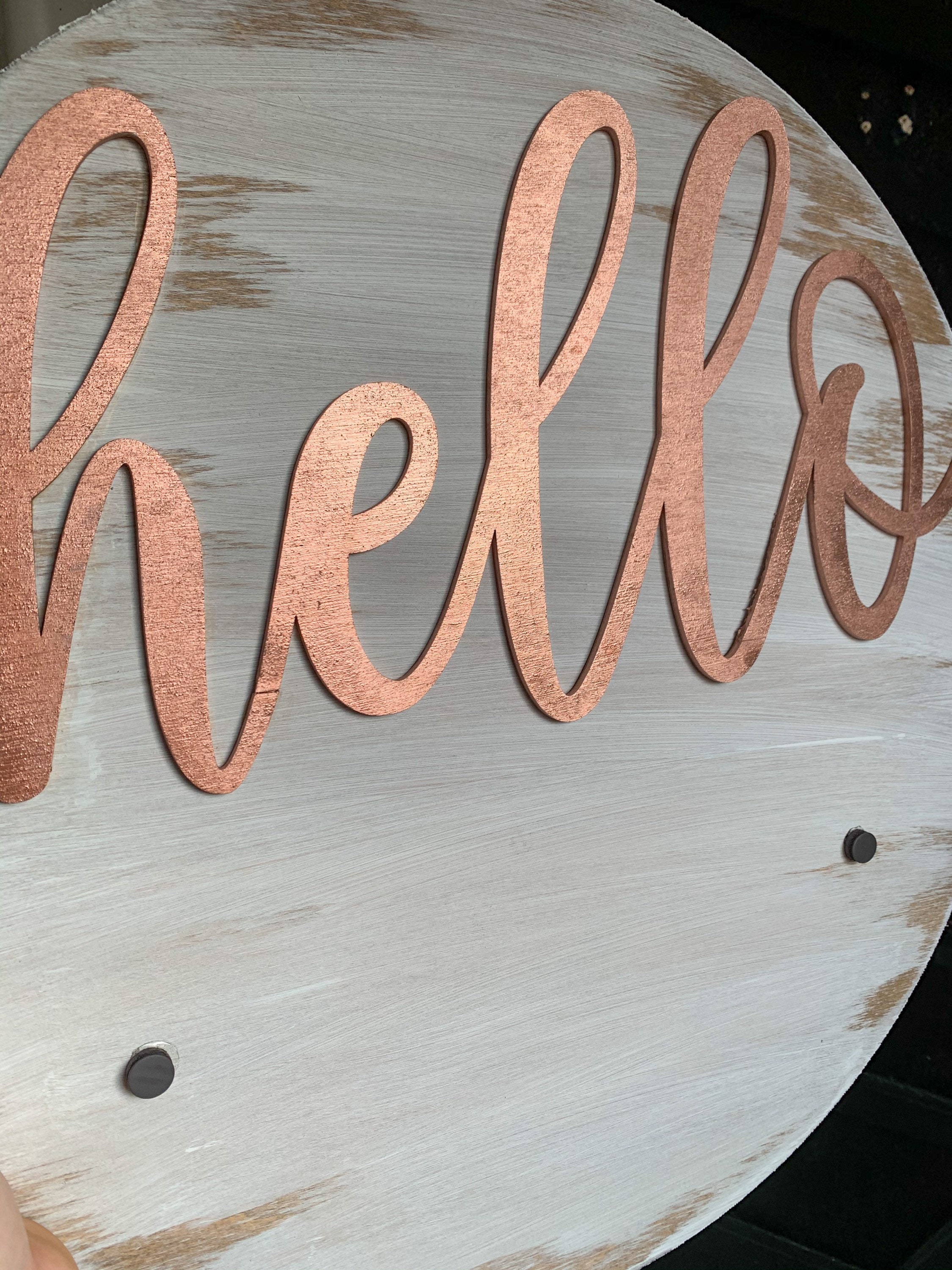 Original Seasonal Interchangeable Hello Sign - Etsy